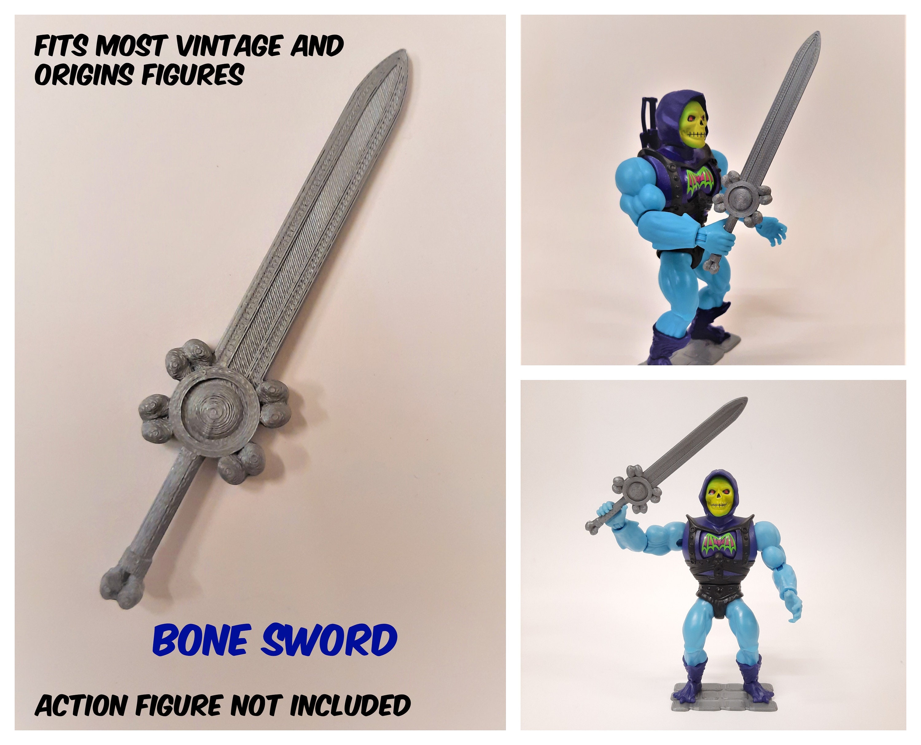 Bone Sword for Skeletor figure Not Included / Masters of the - Etsy