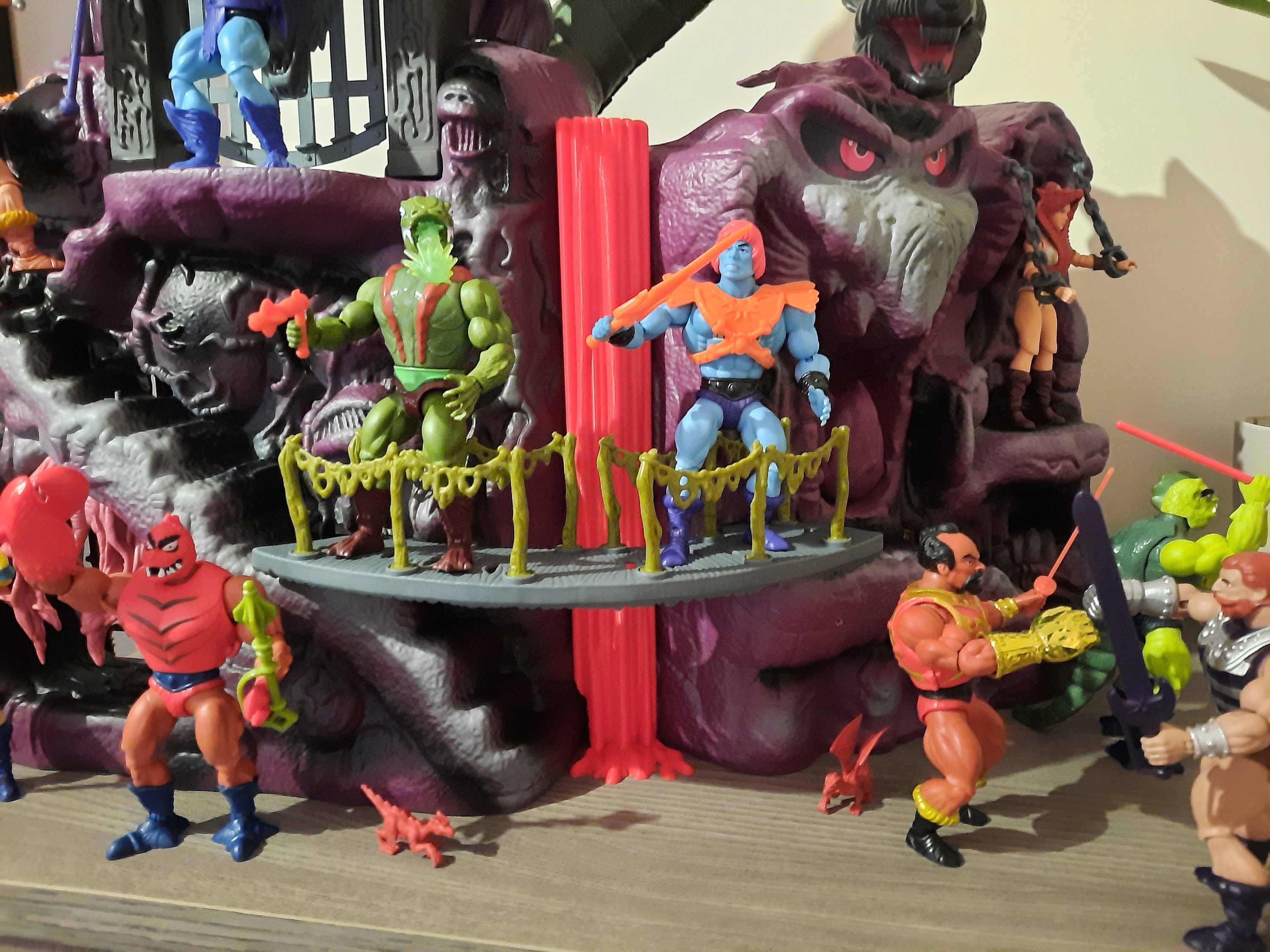 Lava Set for Mountain of Snakes Playset - Fits Retro and Modern 5.5 ...