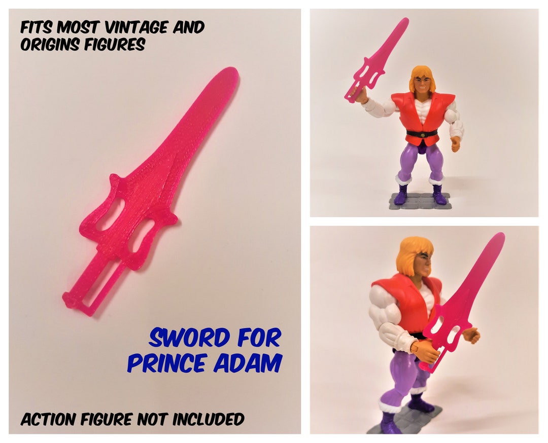 Full Power Sword vintage-style for Prince Adam figure Not - Etsy