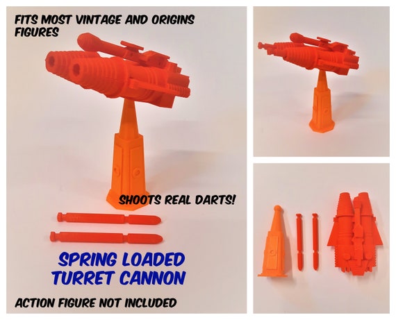 Spring Loaded Turret Cannon fits Origins Castle Grayskull / - Etsy
