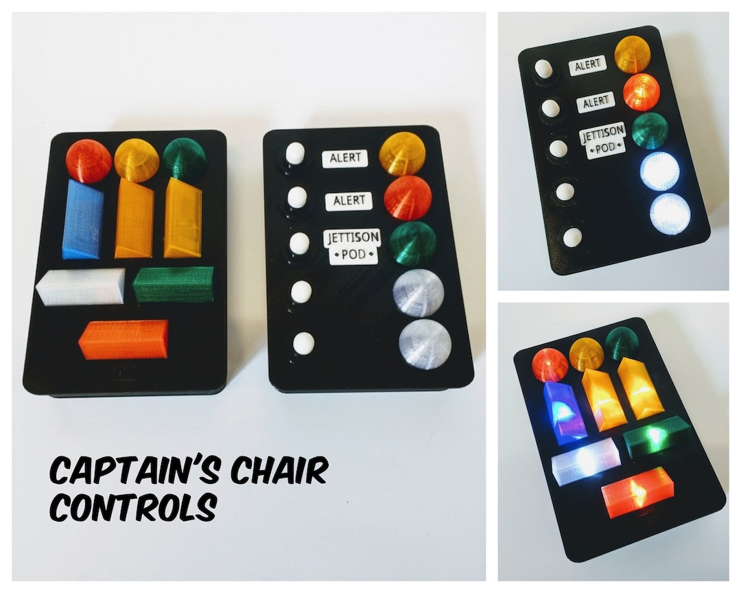Captain's Chair Control Panels right Left Side / Prop - Etsy