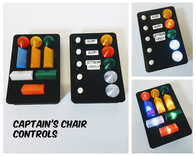 Captain's Chair Control Panels (right + Left Side) / Prop / Cosplay ...