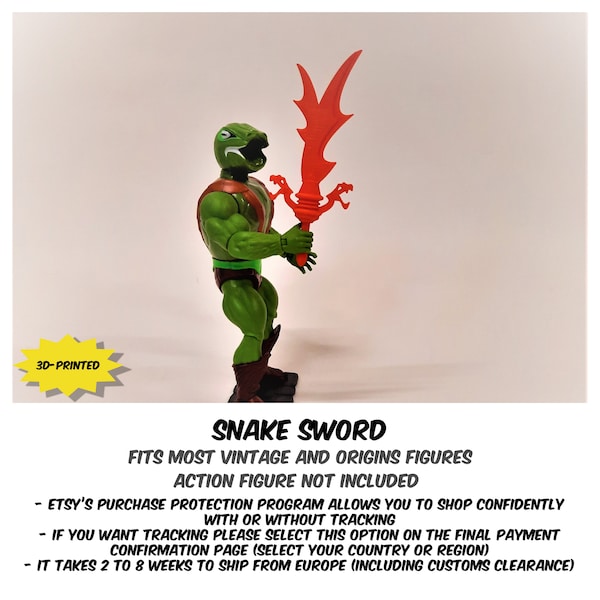 3d Printed He Man Sword - Etsy