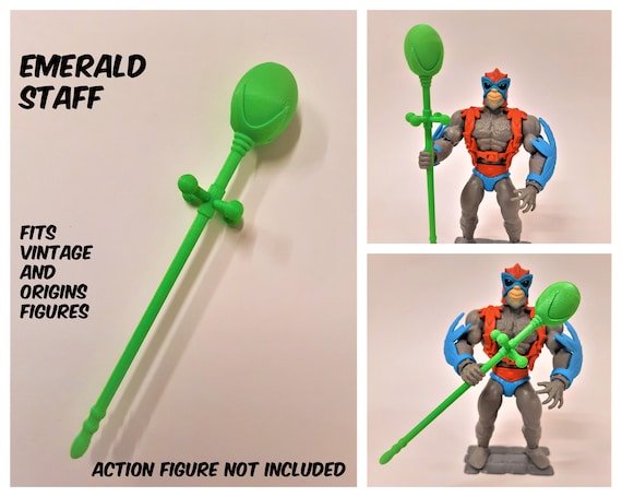 Emerald Staff for Stratos figure Not Included / Masters of - Etsy