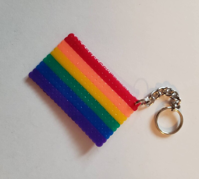 Rainbow Pride Keychains - Etsy
