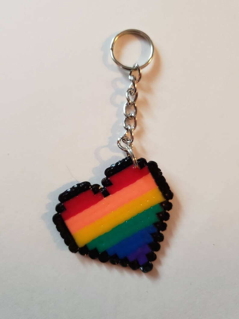 Rainbow Pride Keychains - Etsy
