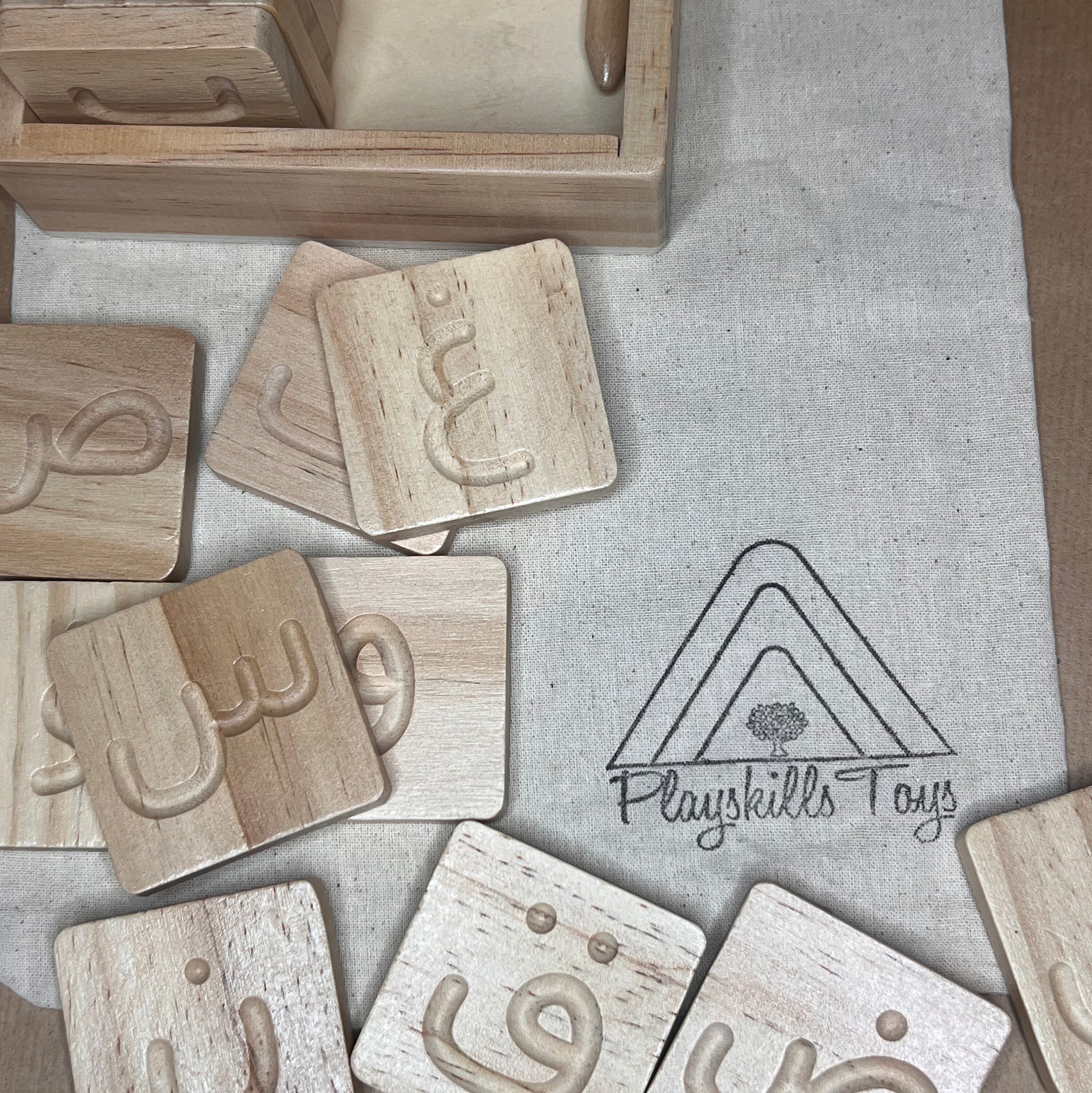 Arabic Alphabet Tracing Cards Set Wooden Montessori Education - Etsy