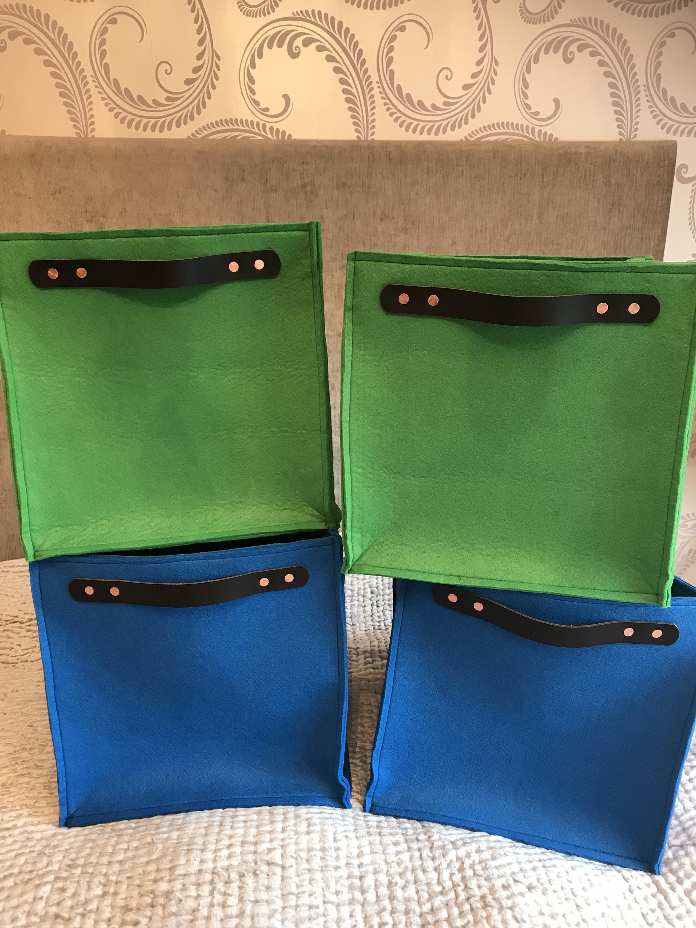 Felt Cubes, Collapsible Felt Storage Cubes, Storage Cubes, Storage ...