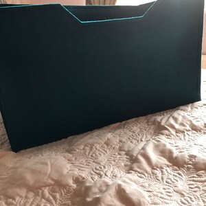 Teal Storage Basket, Teal Cube, Felt Cube, Storage Basket, Storage ...