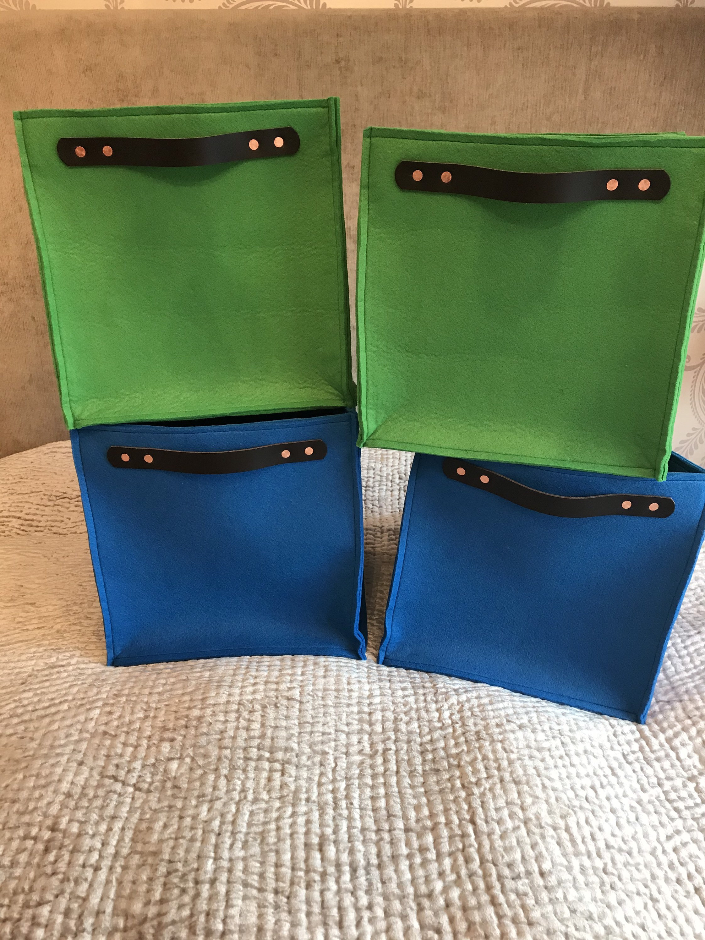 Felt Cubes, Collapsible Felt Storage Cubes, Storage Cubes, Storage ...