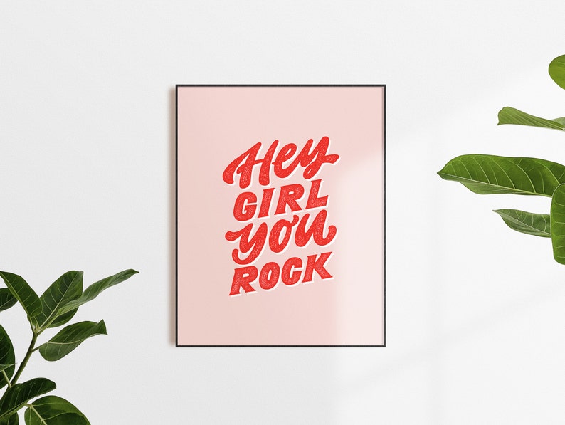 Feminist Poster. Girl Power Poster. Printable Teen Girl Room - Etsy