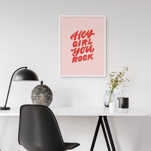 Feminist Poster. Girl Power Poster. Printable Teen Girl Room - Etsy