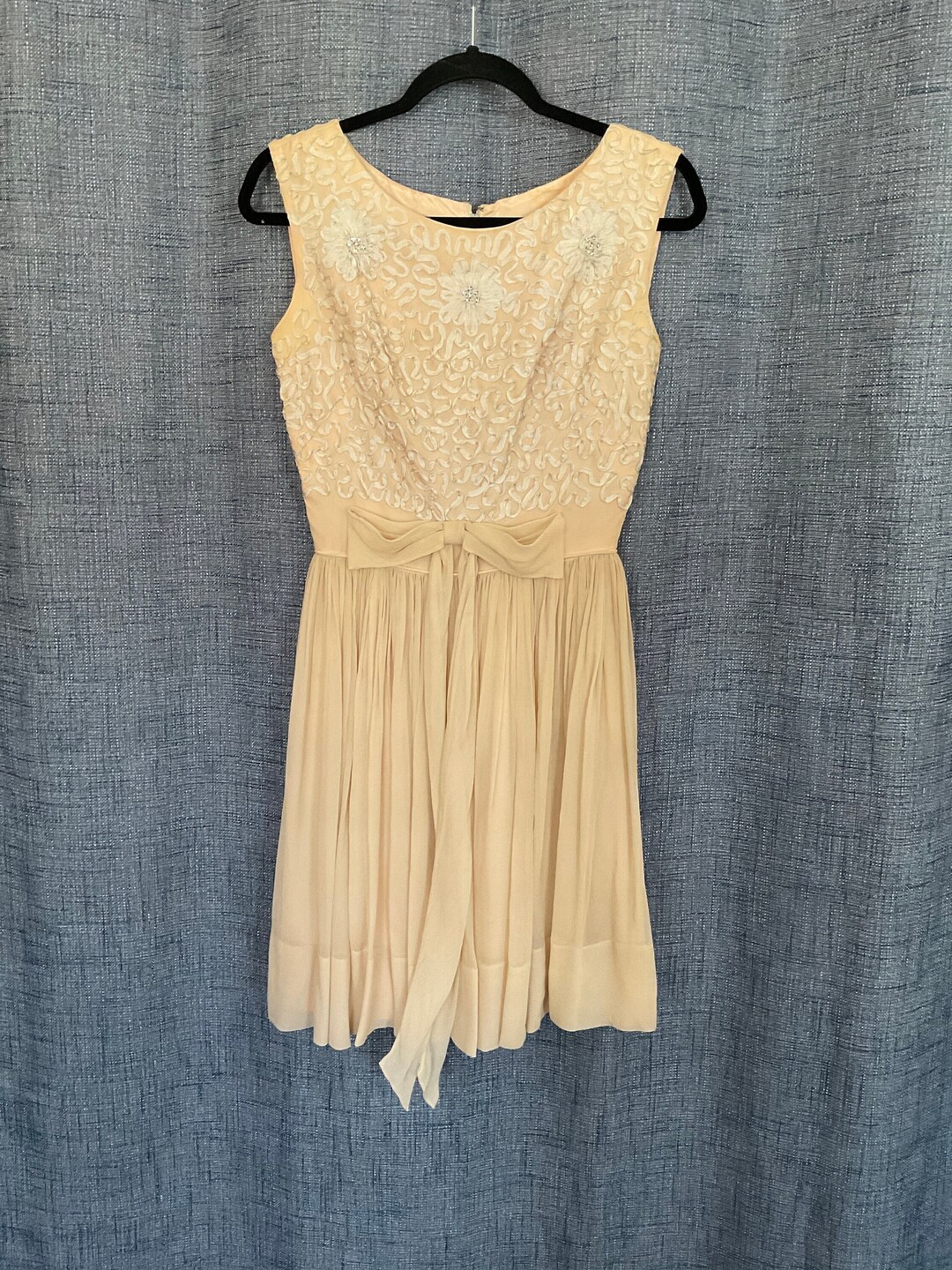 GORGEOUS Vintage Chiffon Dress 50s/60s - Etsy