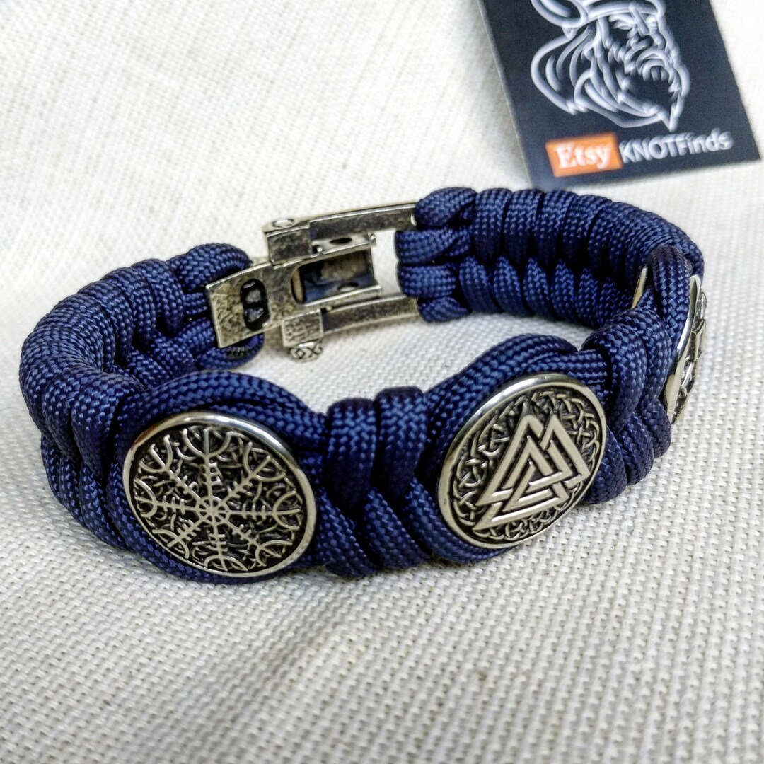 Viking Protective Amulet With Steel Beads valknut, valkyrie, horror ...