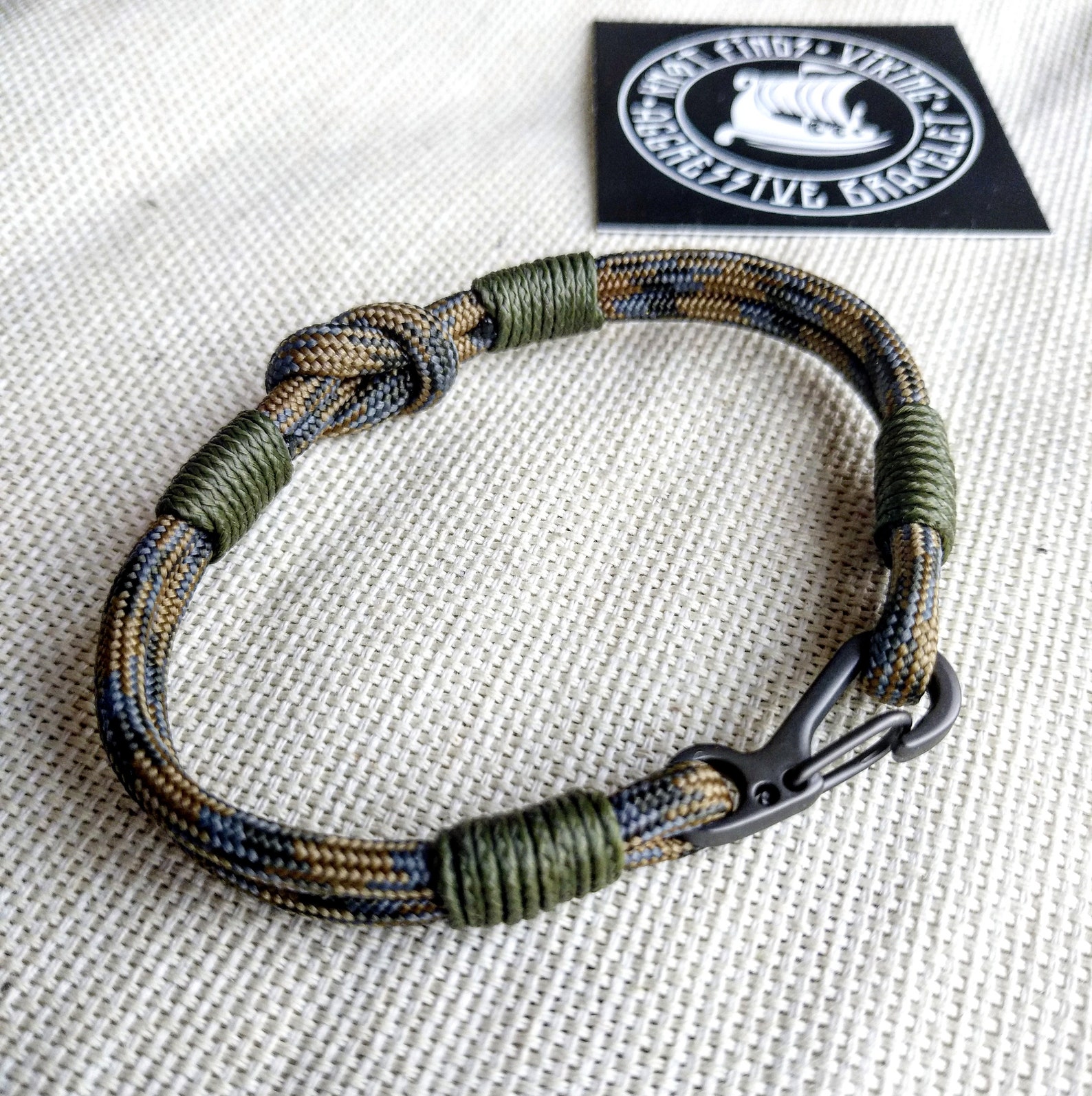 Thin Military Bracelet. Unloading Camp Bracelet. Paracord and - Etsy