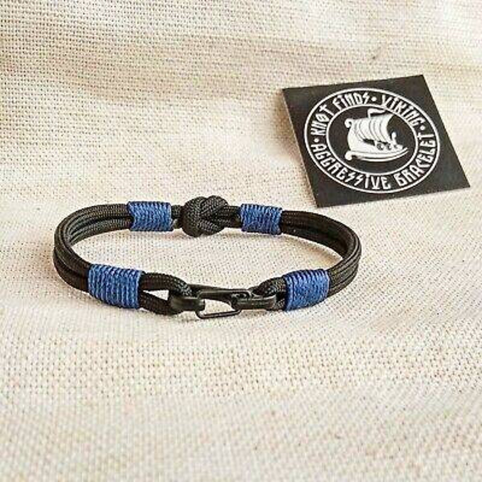 Thin Skydiving Royal Blue Bracelet Made of Paracord and - Etsy