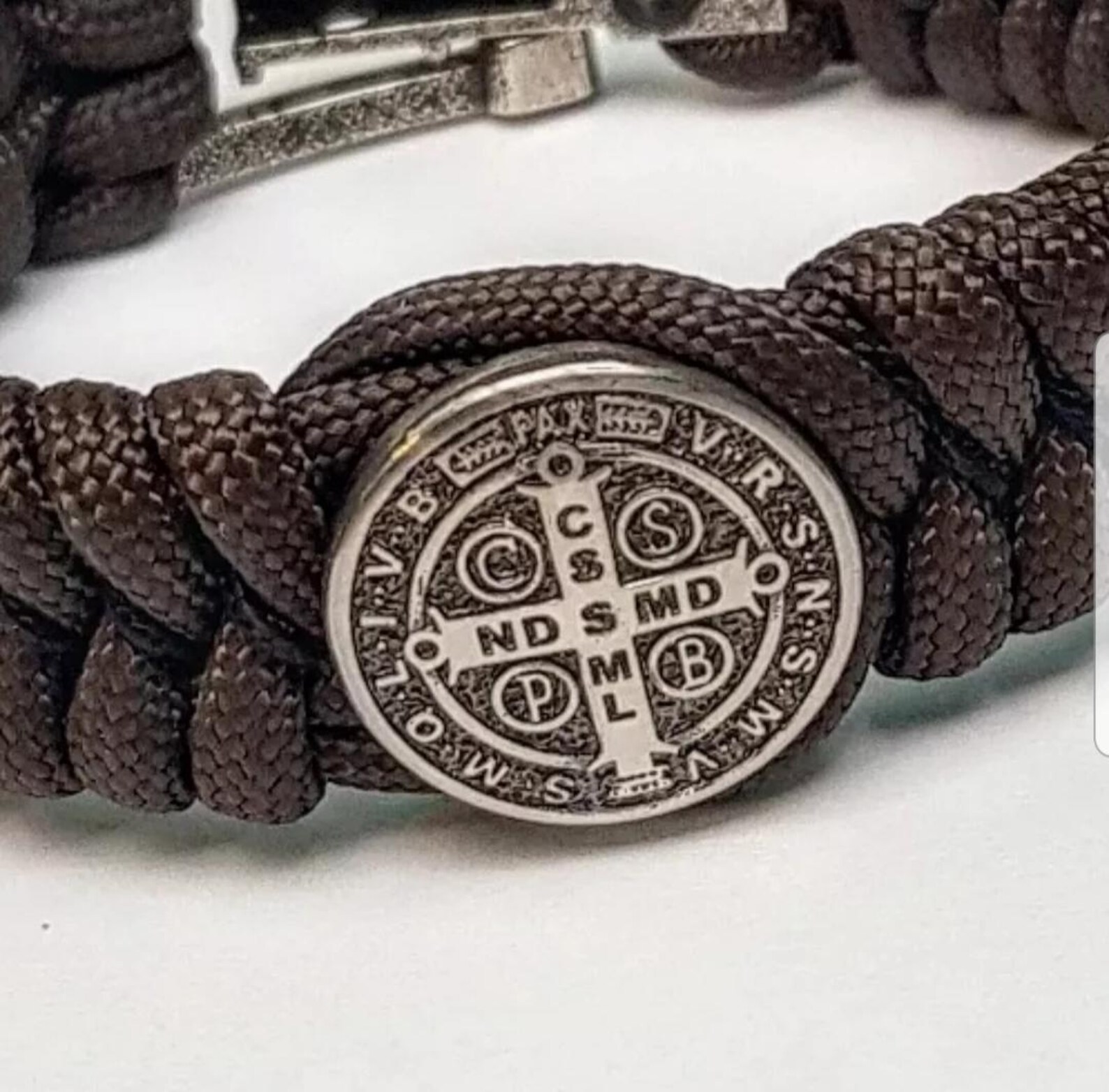 Saint Benedict Cross Bracelet. Exorcist Bracelet. Paracord Jewelry ...