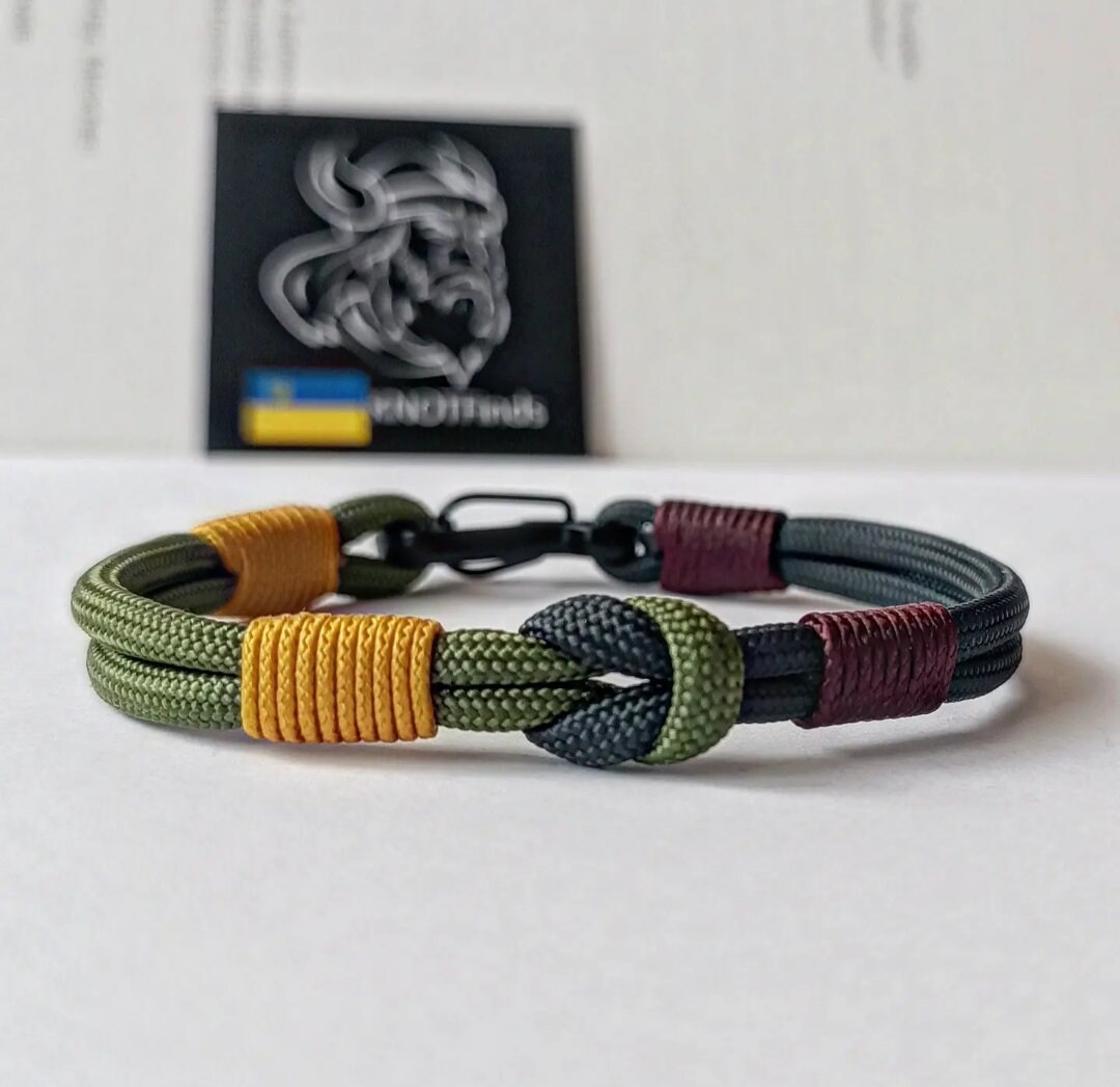 Thin Paracord Bracelet. Skydiving Bangle. Enchanting Mood. Surfer ...