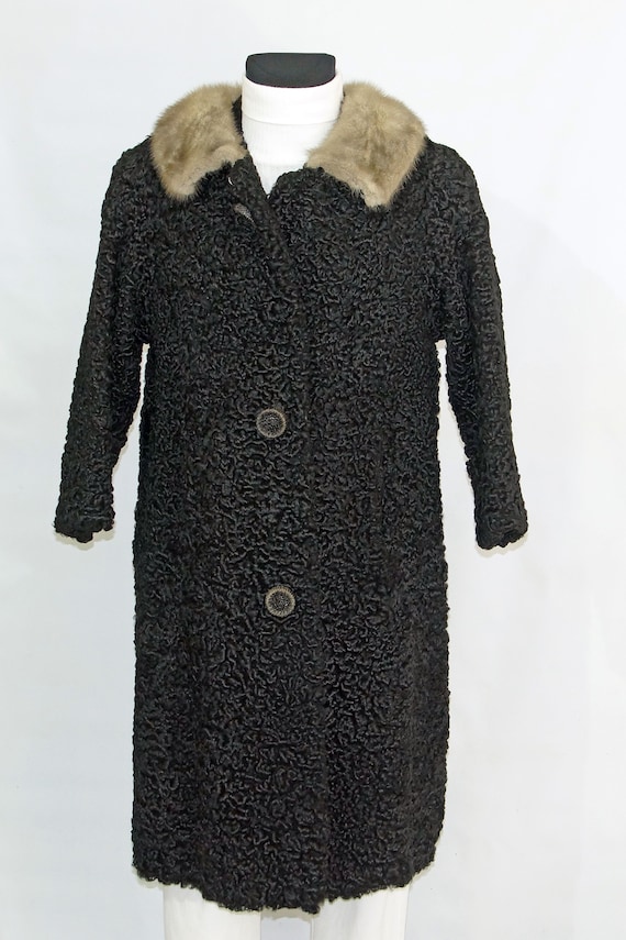 Vintage Black Persian Karakul Jacket - Gem