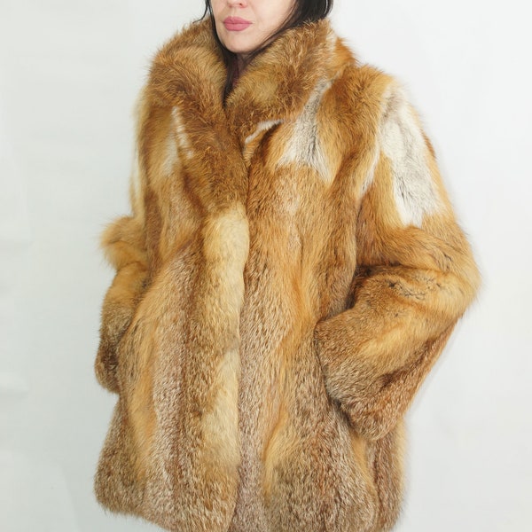Fur Coat Fox Vintage - Etsy