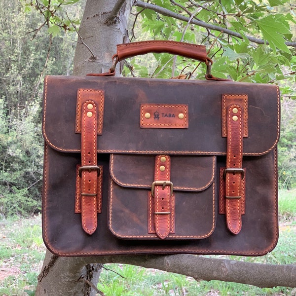 Briefcases for Men - Etsy