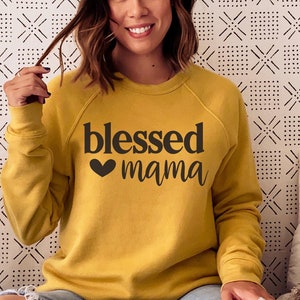 Blessed Mama Svg, One Blessed Mama Svg, Mothers Day Svg, Mom Life Svg ...
