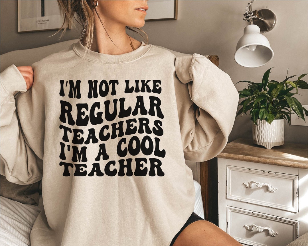 Retro Teacher Svg File, Funny Teacher Svg, Cool Teacher Svg, Retro ...