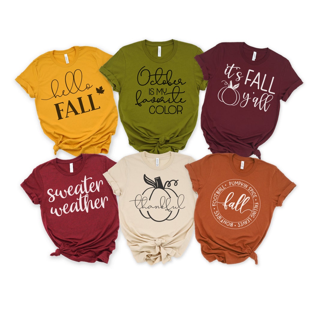 Fall SVG Files Fall SVG Design Fall Svg Saying Fall Designs for Shirts ...