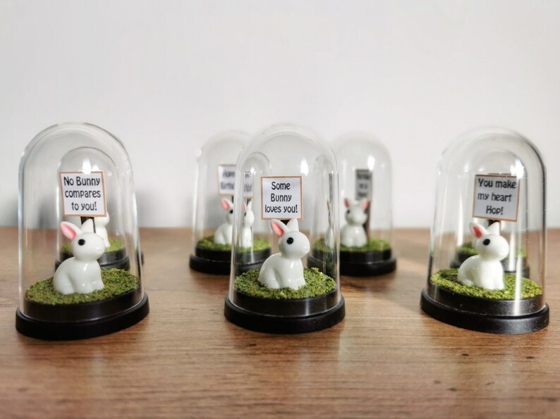 Miniature Personalised Bunny Rabbit Gift Girlfriend Gift - Etsy UK
