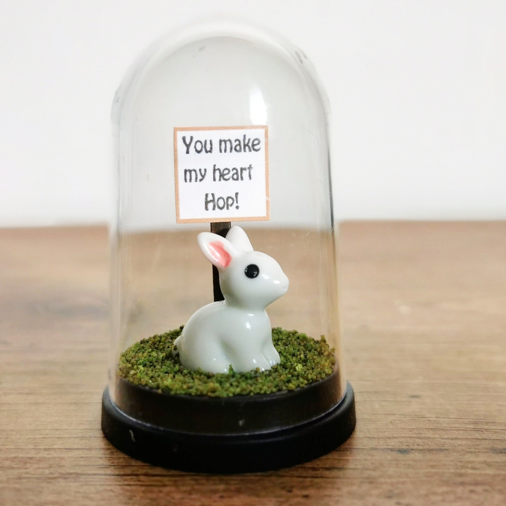 Miniature Personalised Bunny Rabbit Gift Girlfriend Gift - Etsy UK