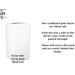 Personalised Birthday Party Post Box. Card Post Box - Etsy UK