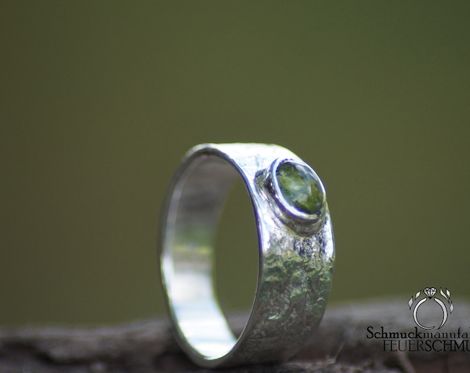 Silberring mit Peridot, Silber 925 - Etsy.de