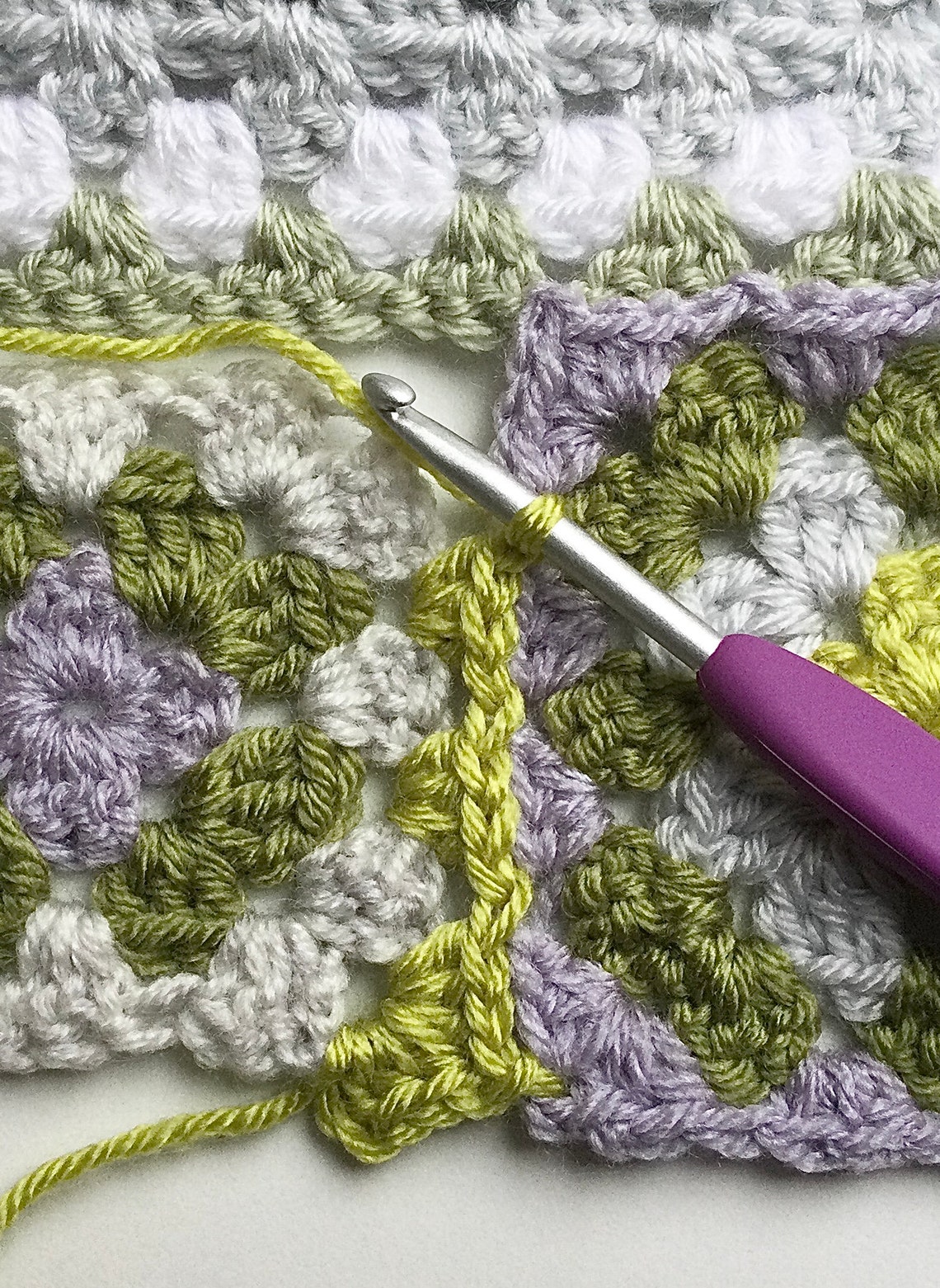 Green Shoots Blanket Crochet Pattern - Etsy UK