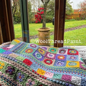 The Seed Packet Blanket Crochet Pattern - Etsy