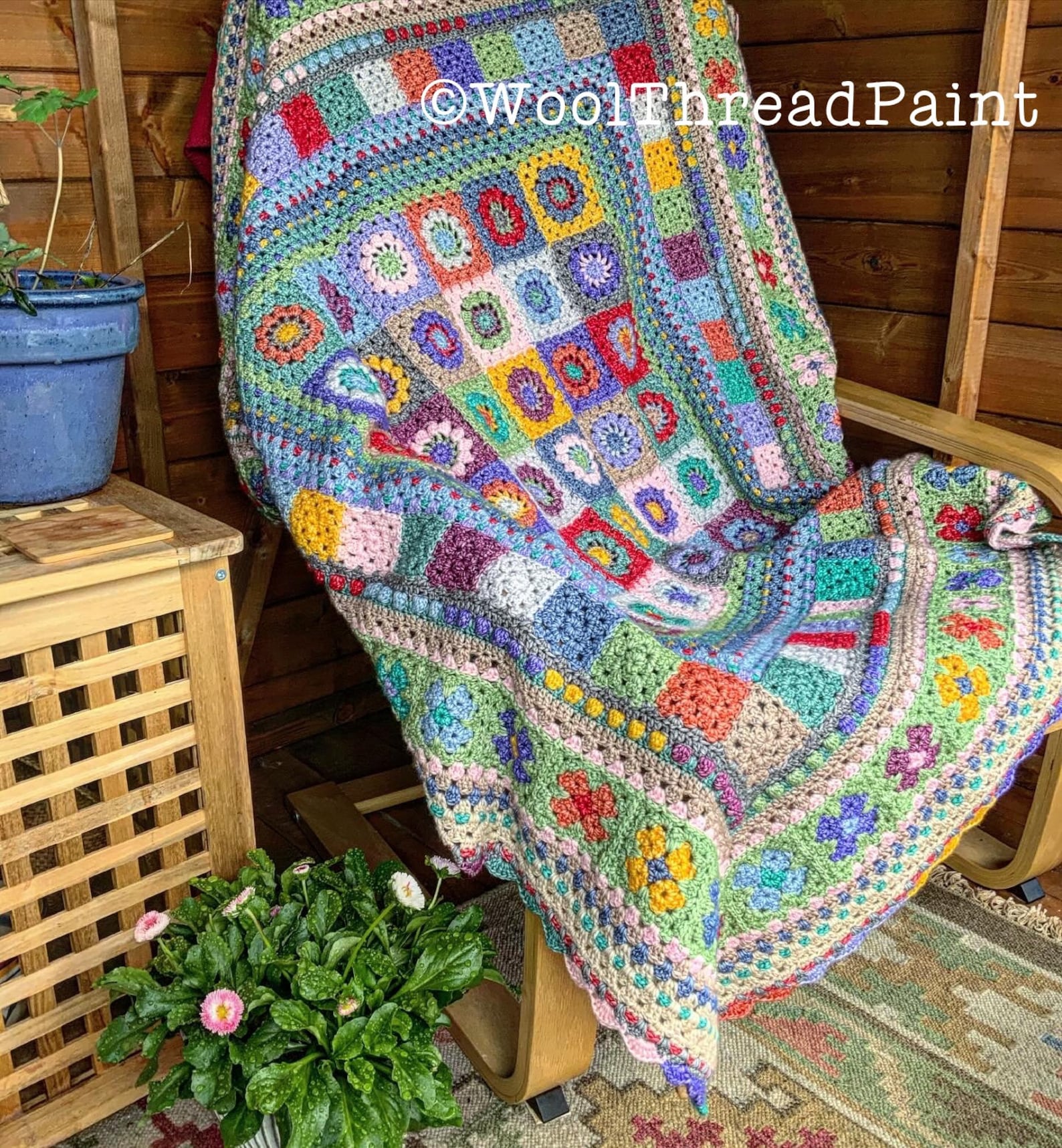The Seed Packet Blanket Crochet Pattern - Etsy