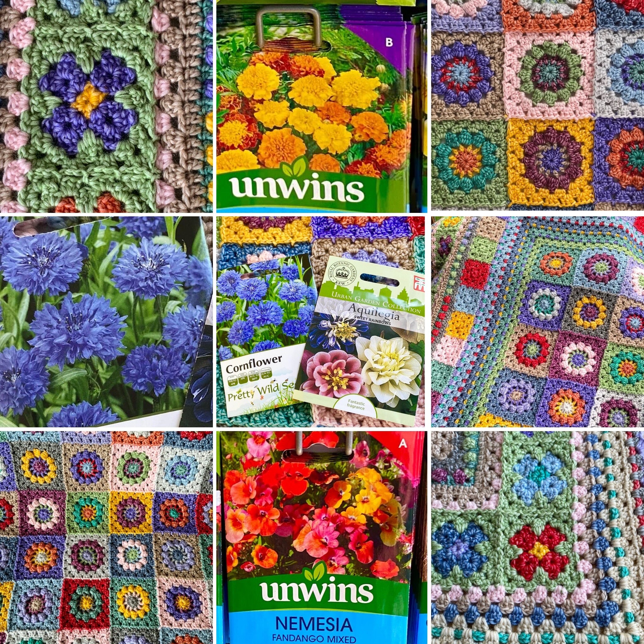 The Seed Packet Blanket Crochet Pattern - Etsy