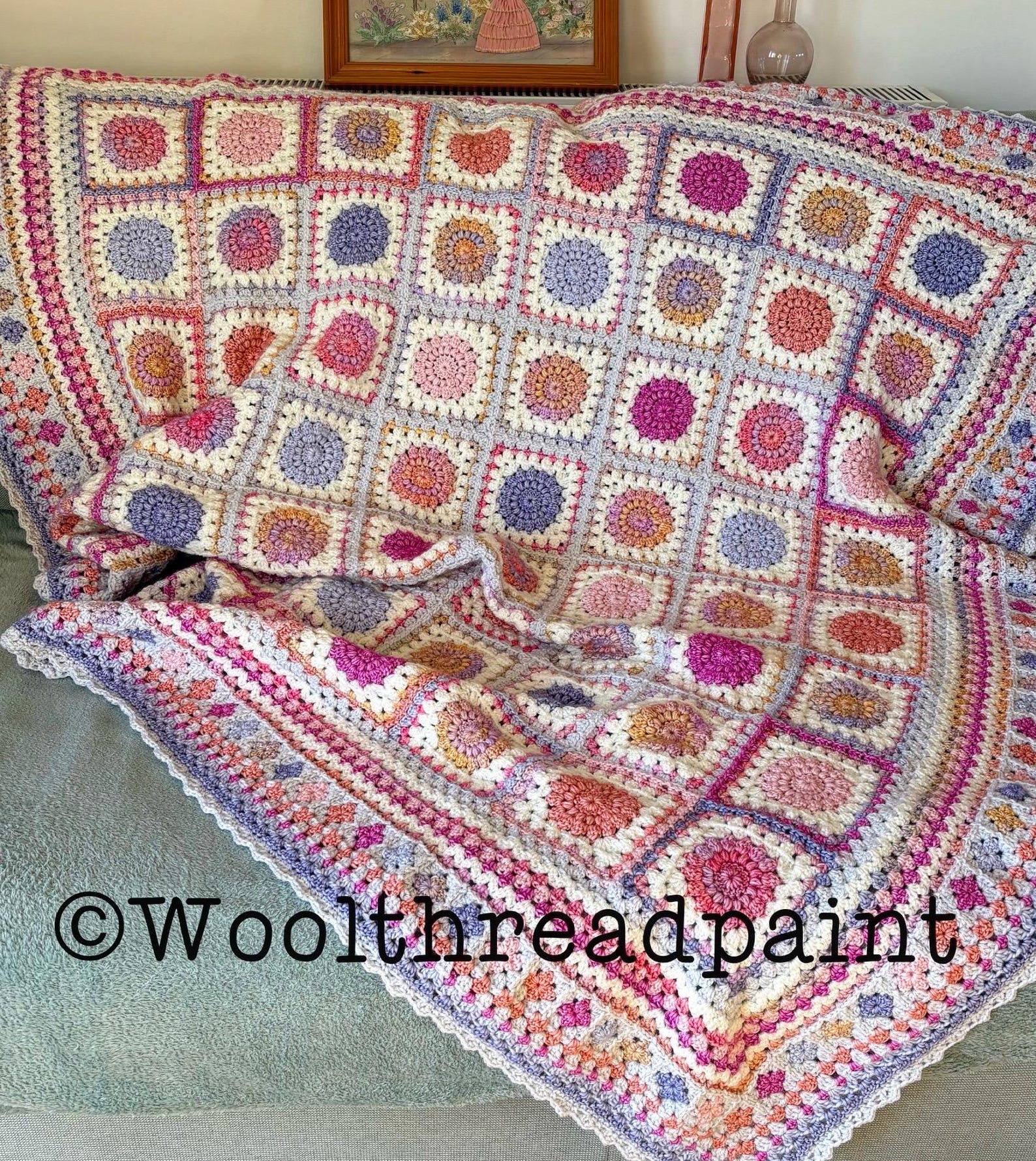 The Sweet Shop Blanket Digital Crochet Pattern - Etsy