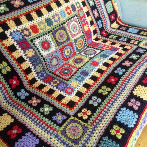 The Narrow Boat Blanket Crochet Pattern | Etsy UK