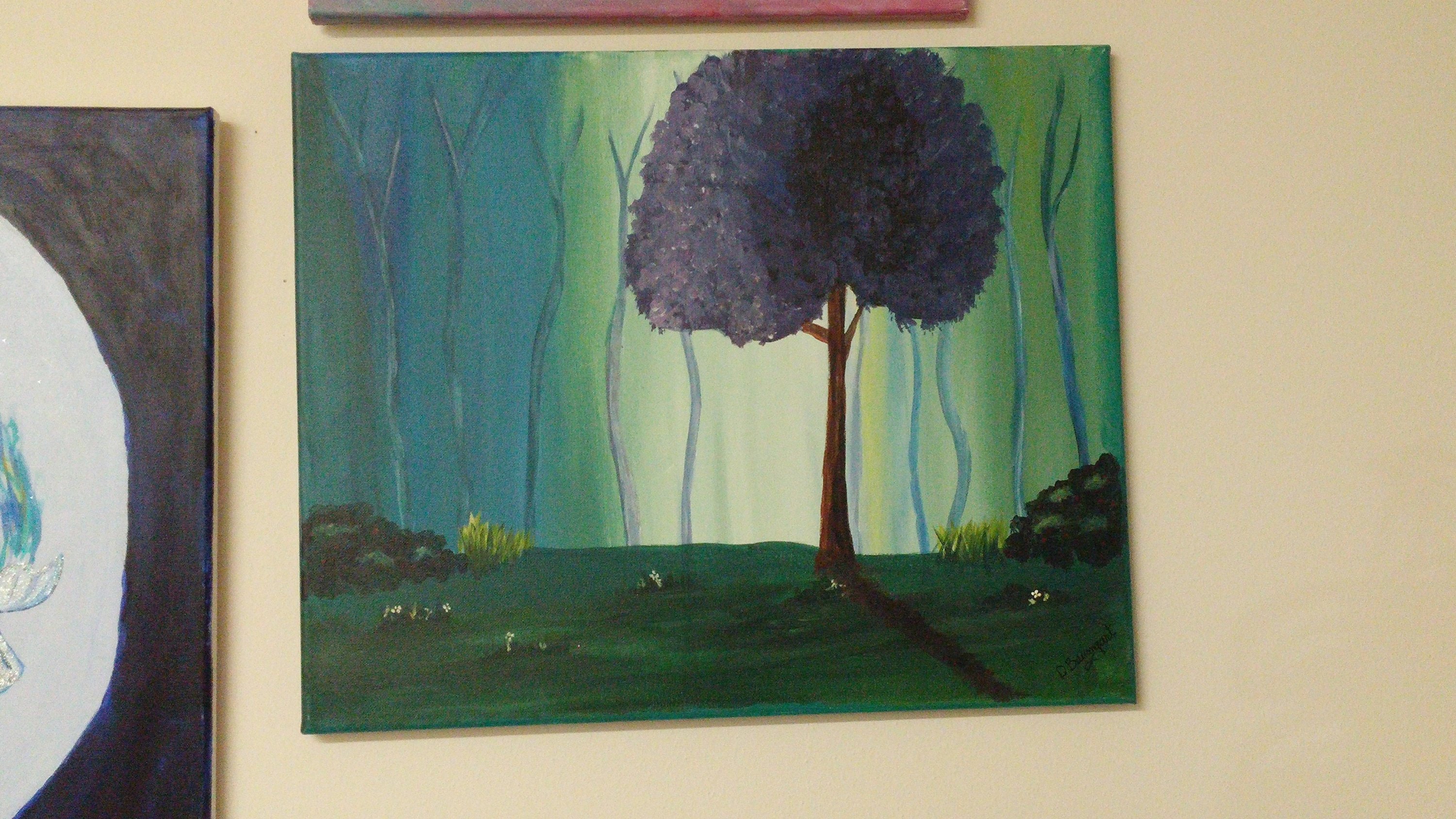 Deep Blue Forest - Etsy