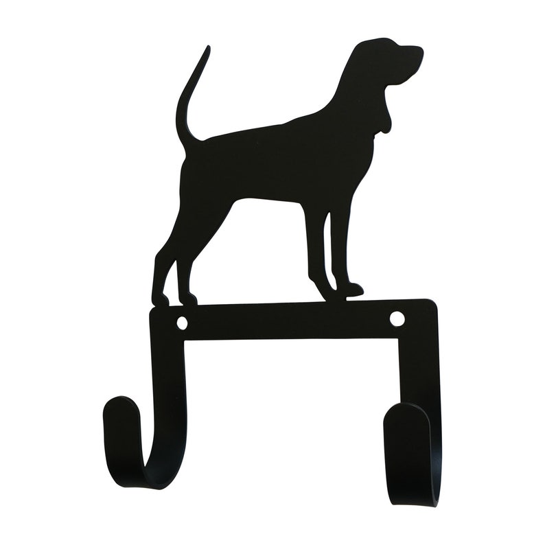 Hound Dog fox Hound or Mastiff Powder coated Black Metal 2 - Etsy