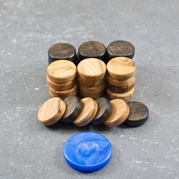 Wood Checkers - Etsy