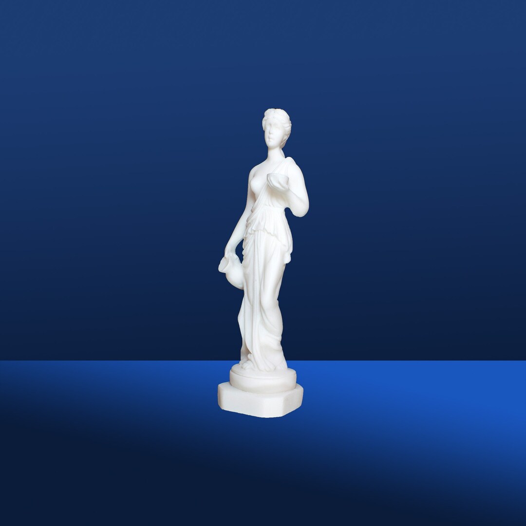 Hebe Sculpture Alabaster Statue Ancient Greek Roman Equivalent Juventas ...