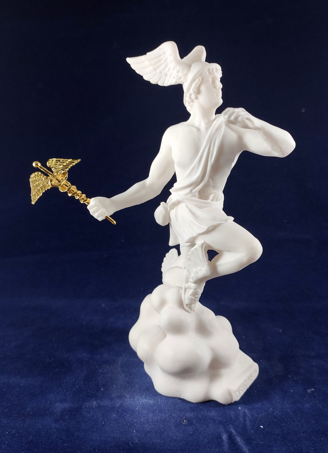 Hermès Alabaster Sculpture Dieu grec du commerce et Messager | Etsy