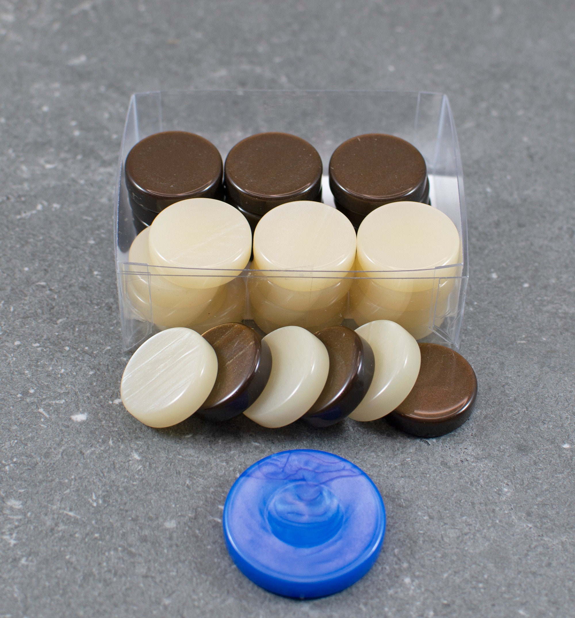 30 High Quality Acrylic Mother of Pearl Backgammon Checkers | Etsy