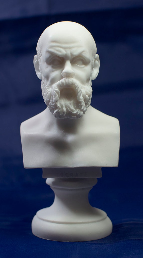 Socrates Head Statue