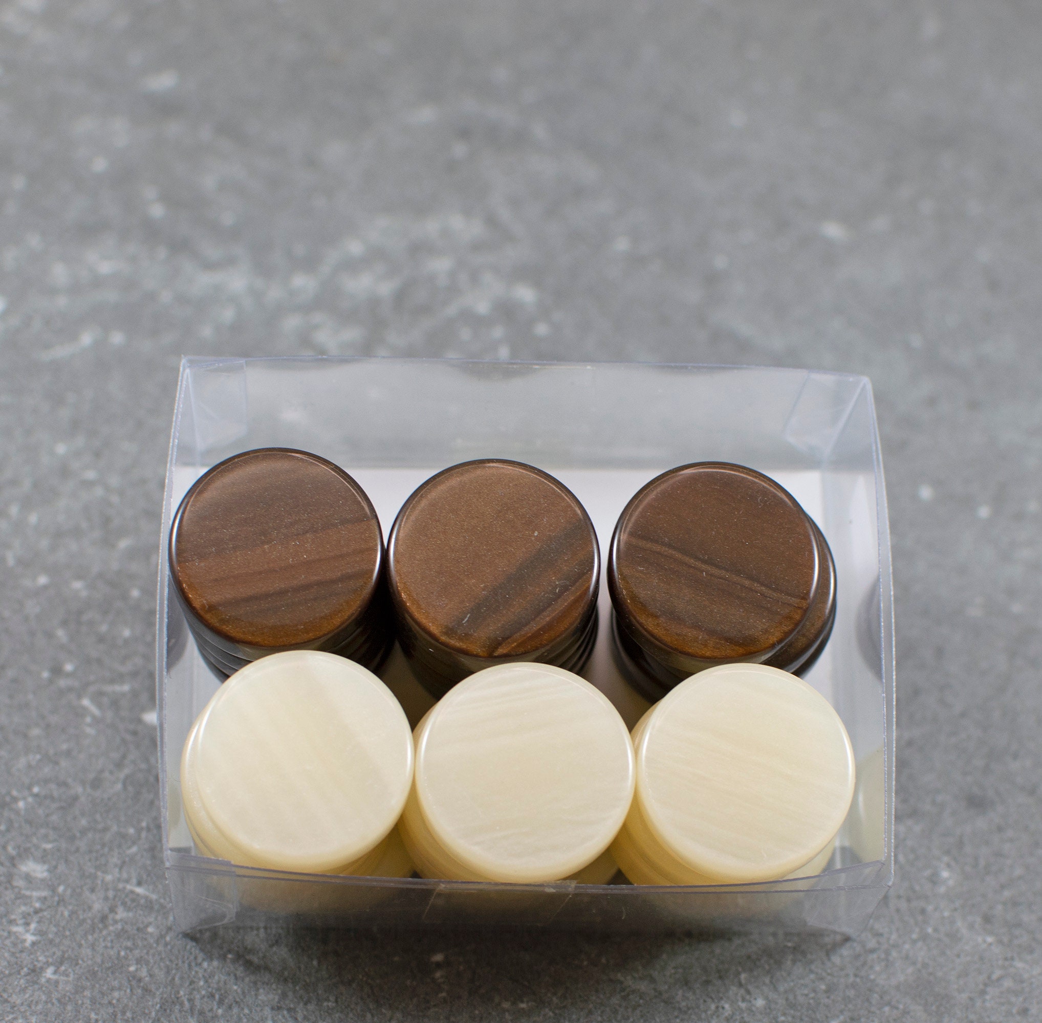 30 High Quality Acrylic Mother of Pearl Backgammon Checkers | Etsy