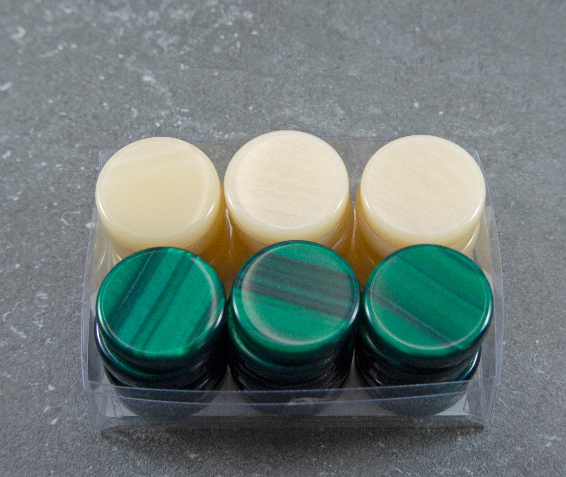 30 High Quality Acrylic Mother of Pearl Backgammon Checkers - Etsy