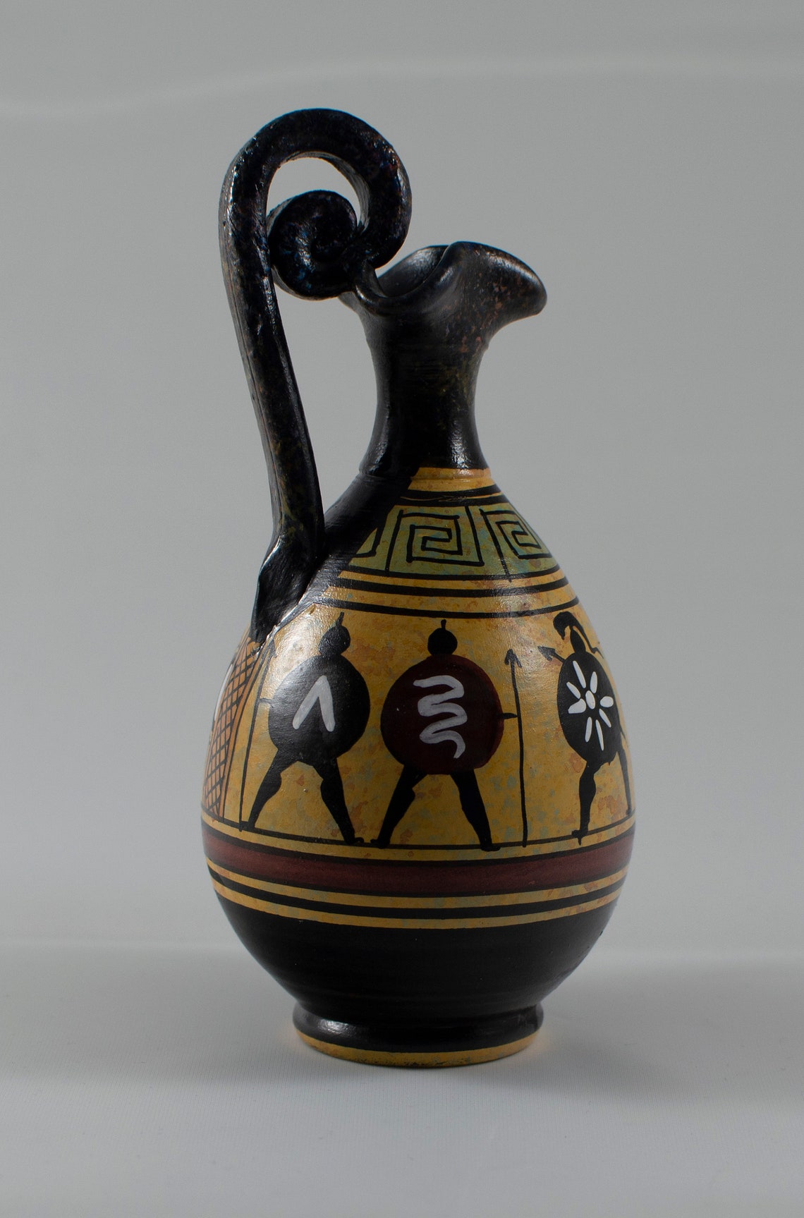 Ancient Greek Ceramic Vase of the Geometric Period Handmade | Etsy