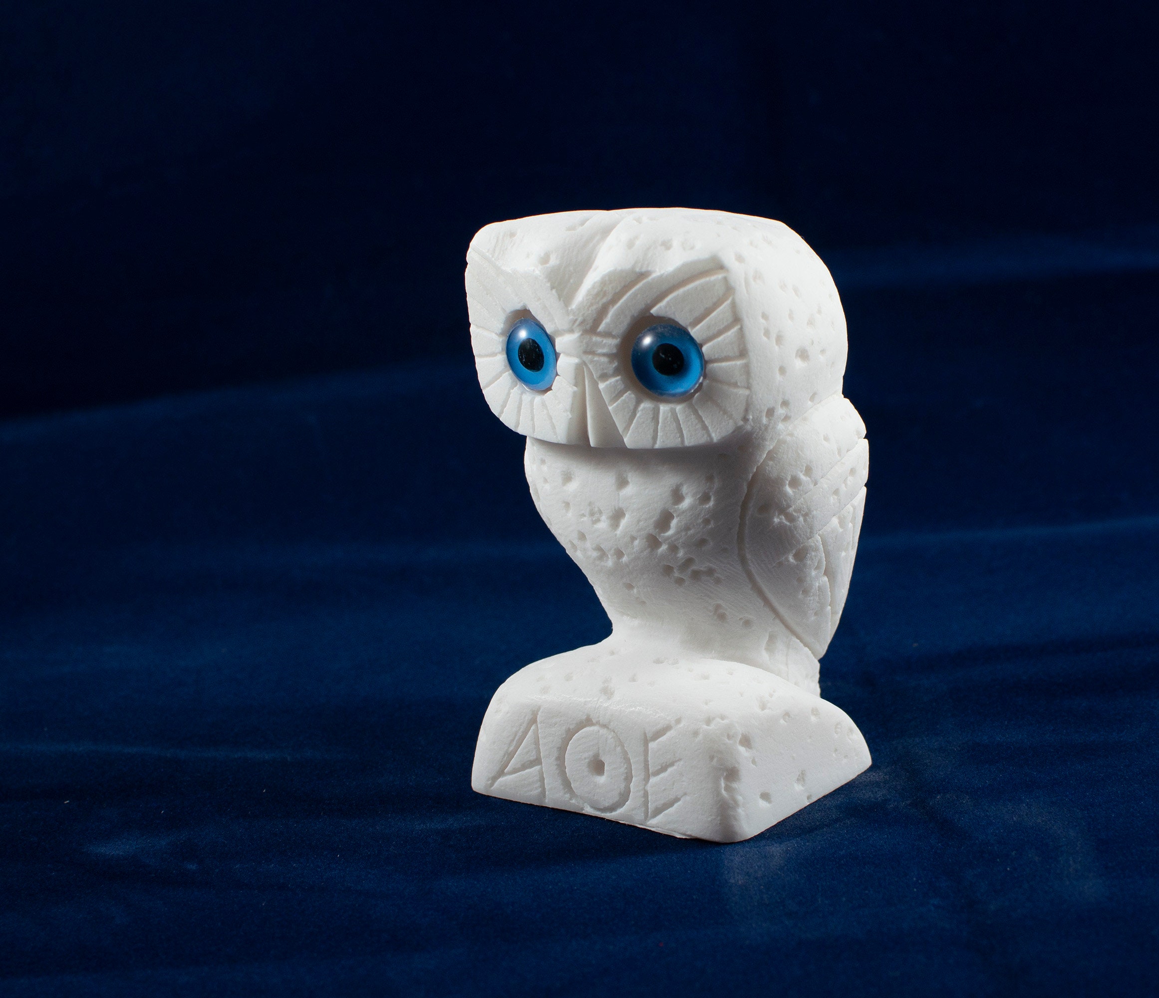 Estatua pequeña del búho de Atenas Símbolo de sabiduría y - Etsy México