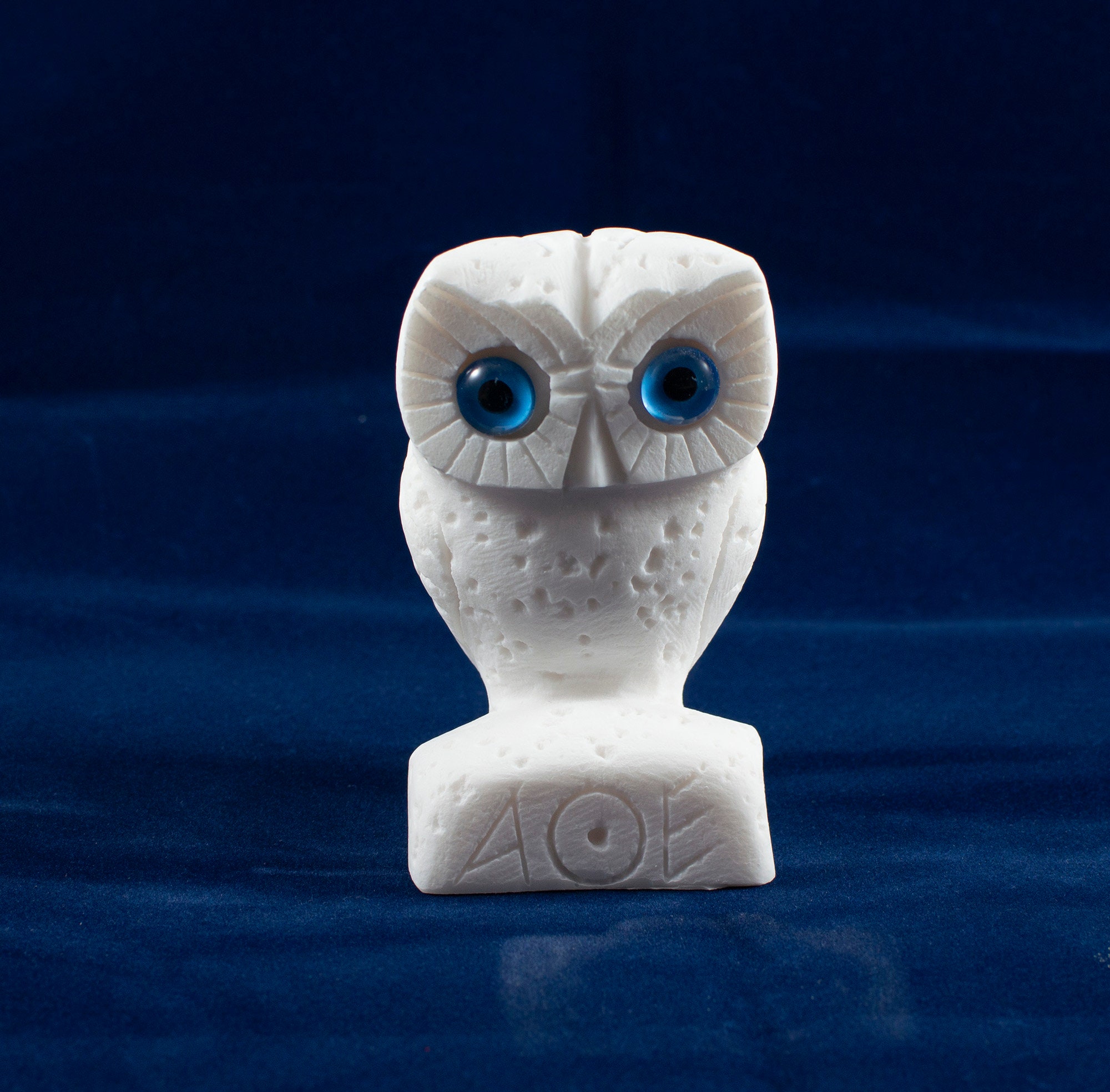 Estatua pequeña del búho de Atenas Símbolo de sabiduría y - Etsy México